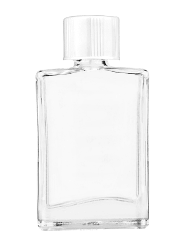 Elegant design 5 ml bottle with white short cap. For use with perfume or fragrance oil ...